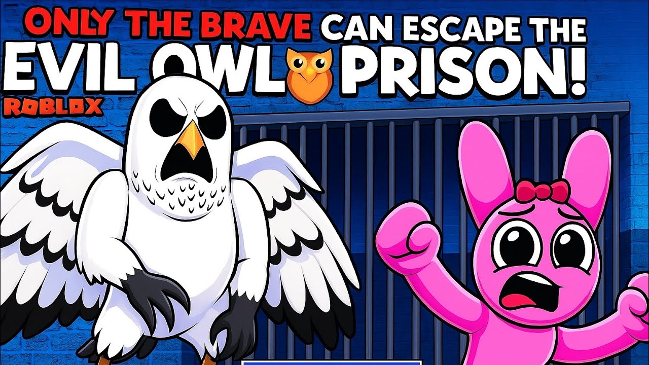 Roblox evil Owl prison escape (obby) Like and Subscribe for more ...