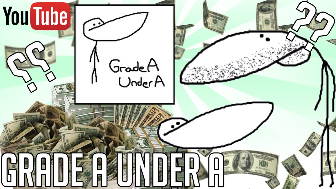 HOW MUCH MONEY DOES GradeAUnderA MAKE ON YOUTUBE 2016 | YOUTUBE ...
