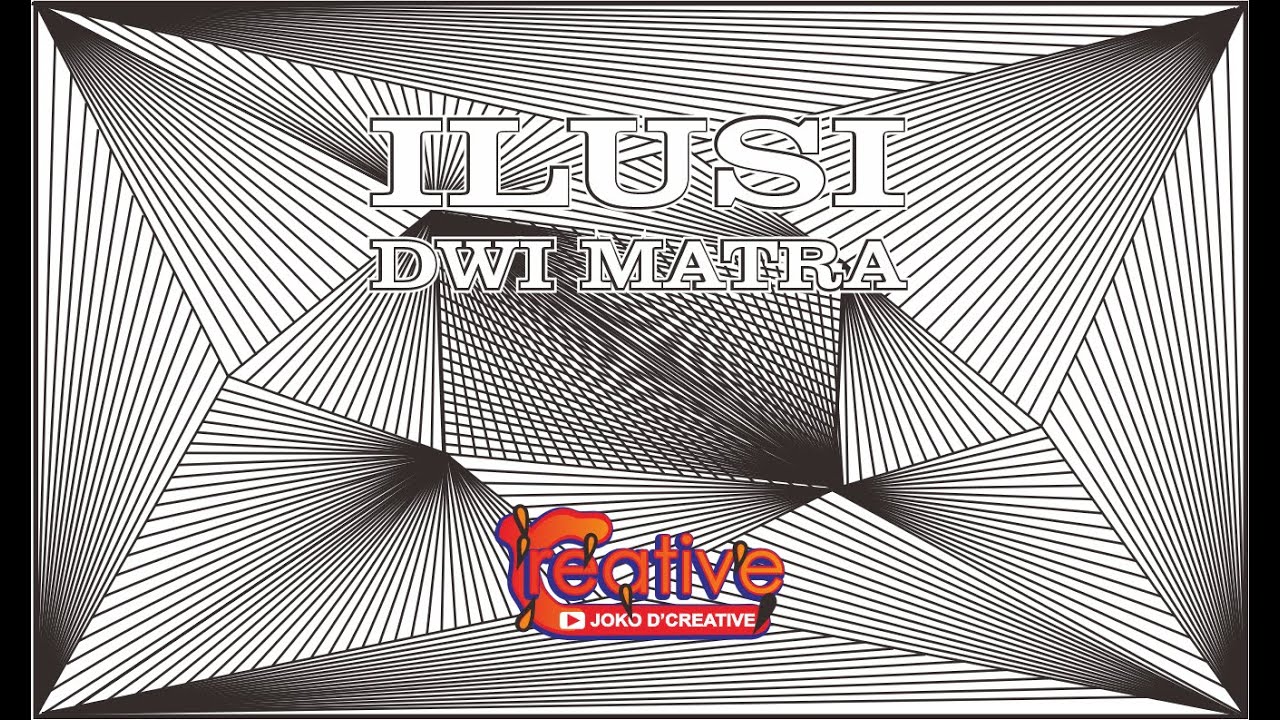 ILUSI DWI MATRA DENGAN TEKNIK GARIS - YouTube