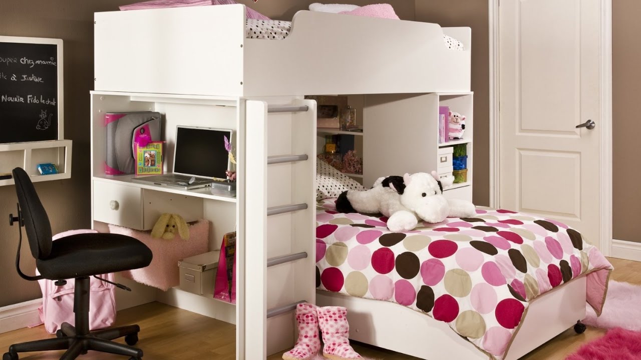 Awesome Girls' Bunk Beds Ideas - YouTube