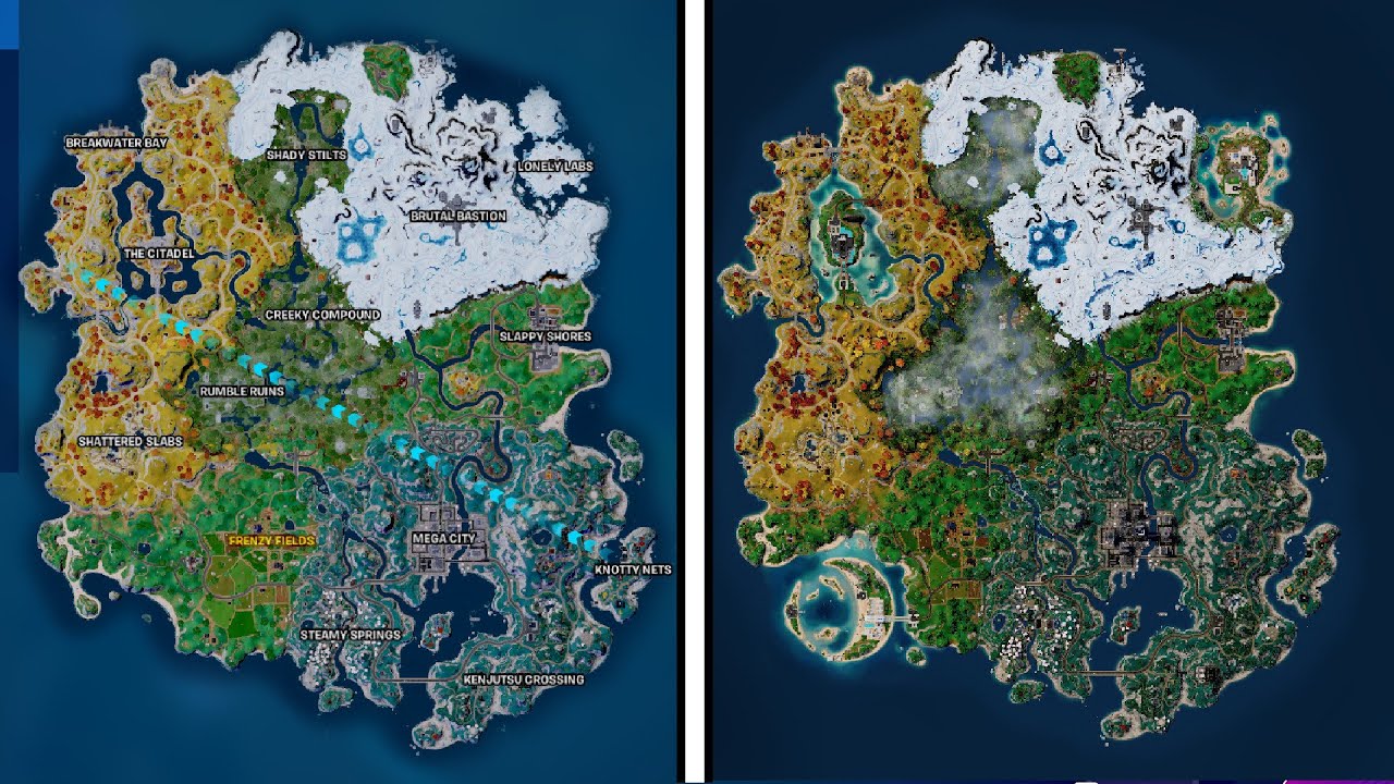 Mini Map Changes Season 4 Fortnite - YouTube