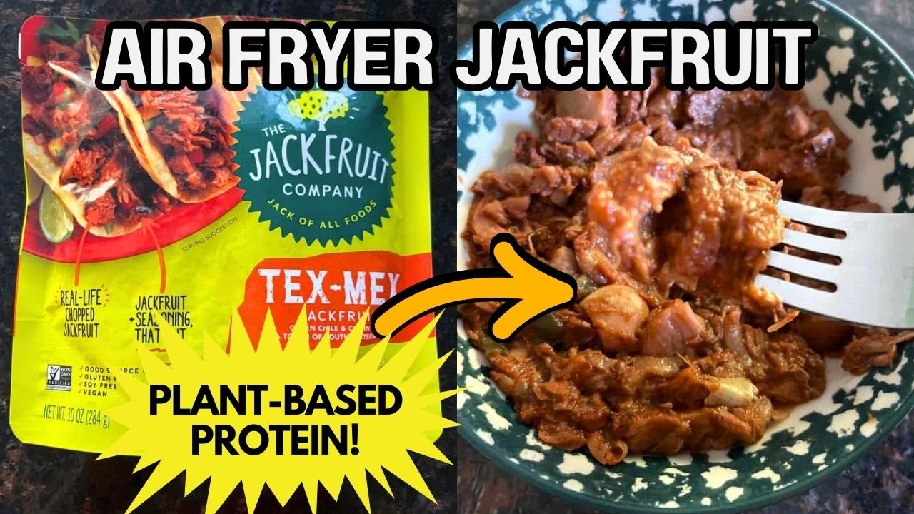 Air Fryer Jackfruit - Does It Taste Like Meat? 🌟 Easy BBQ Plant Based ...