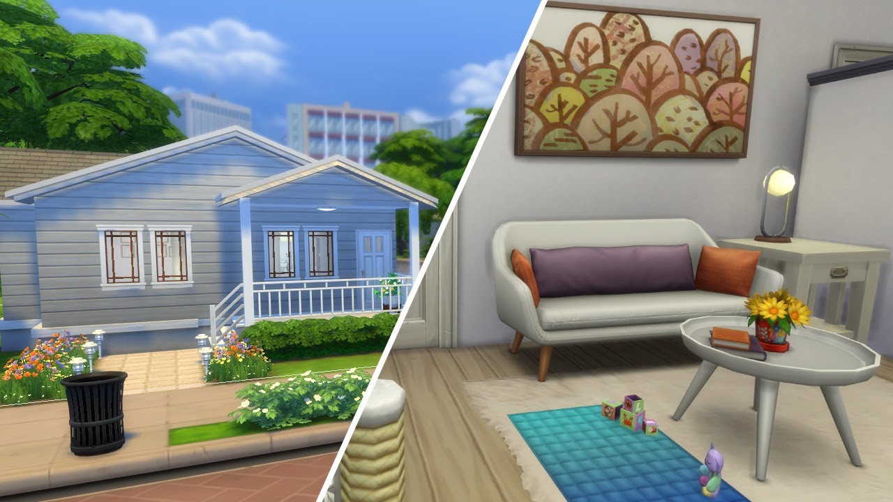 Cozy Little Family Home Speed Build - YouTube