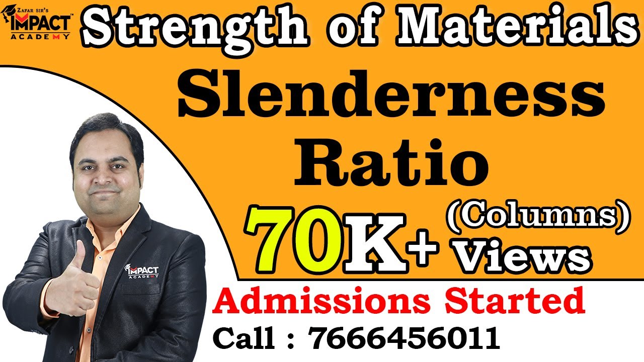 Slenderness Ratio | Columns | Strength of Materials | Engineering # ...