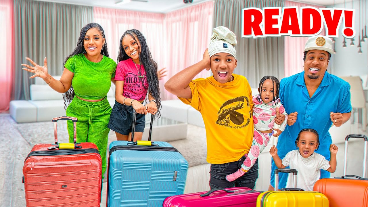 Pack With Us As A Family Of 6 For Vacation!! - YouTube