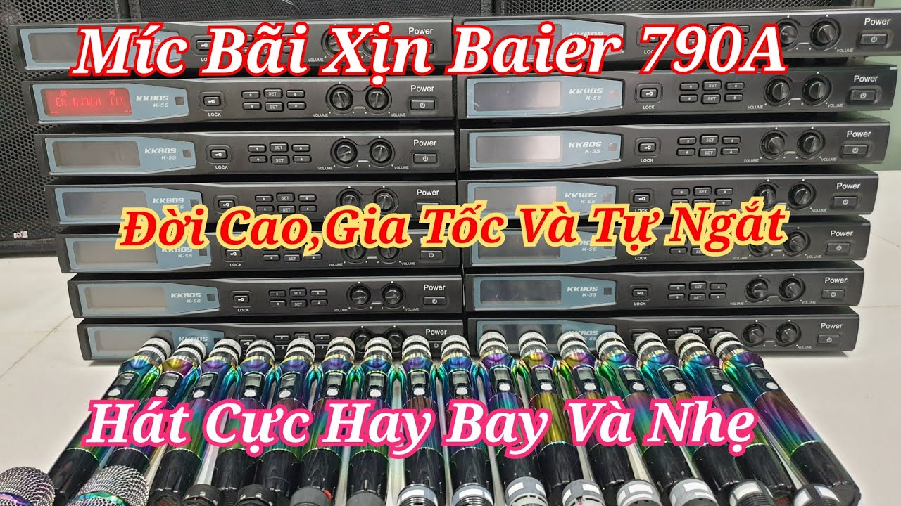Míc Bãi Xịn Vỉ Tím Baier 790A Đời Cao Đuôi Chuột,Hát Hay Và Cực Nhẹ ...