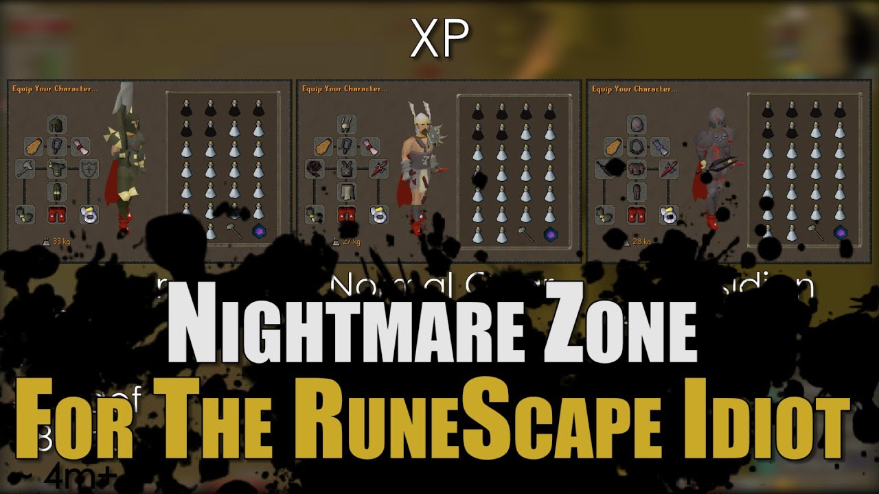 Nightmare Zone Guide For The RuneScape Idiot [Melee only] - YouTube