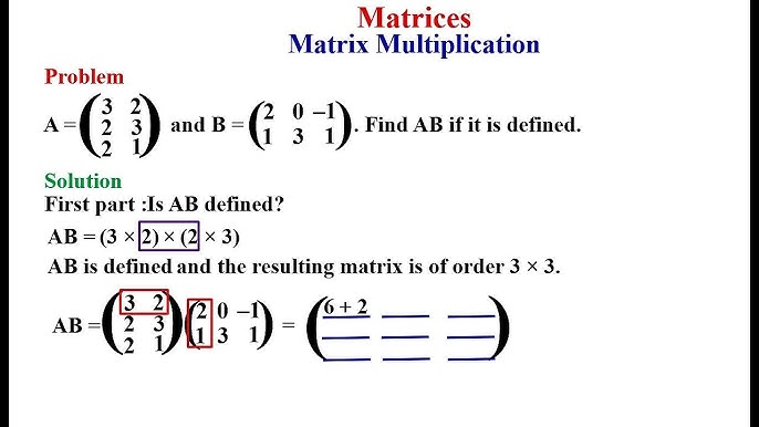 Matrix Multiplication Youtube Matrix Multiplication: Easier Method!