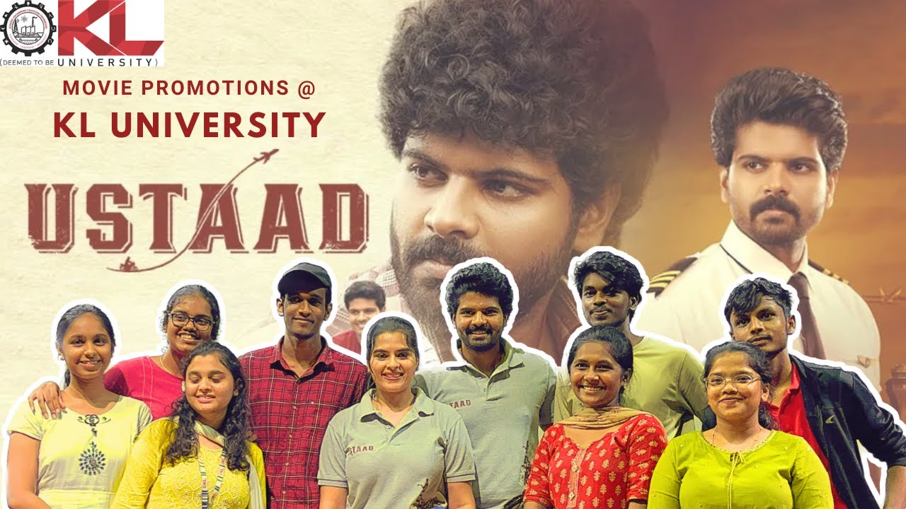 USTAAD MOVIE PROMOTIONS 🎬 @ KL UNIVERSITY #kluniversity #ustaad # ...
