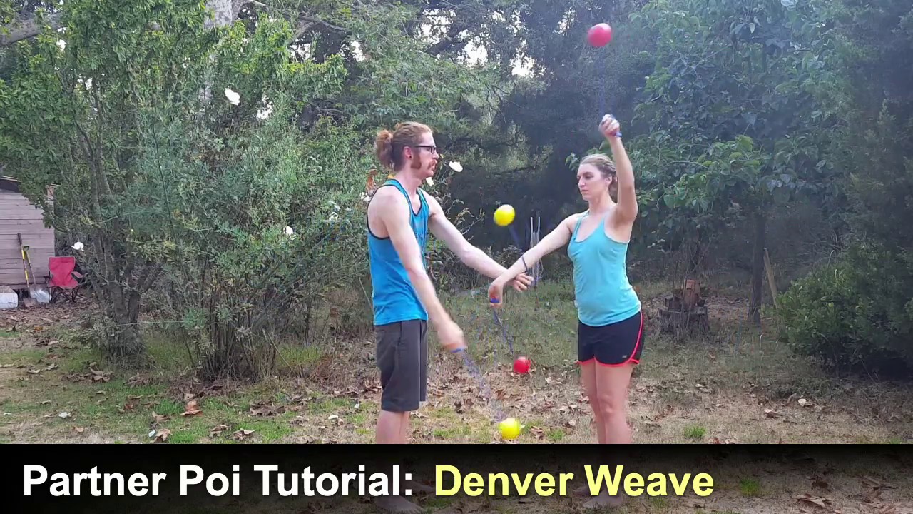 Partner Poi Tutorial: Denver Weave - YouTube