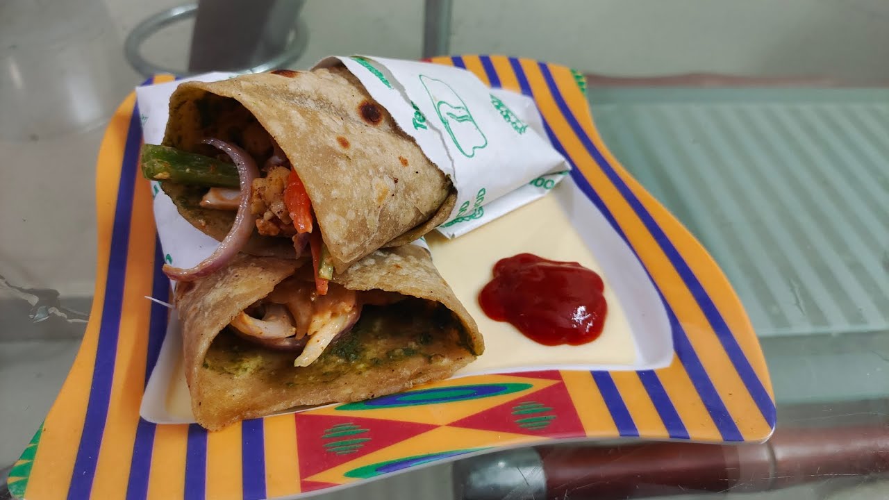 Kathi Roll|Panner&Veg stuffing roll|Healthy Lunch Box Recipe| - YouTube