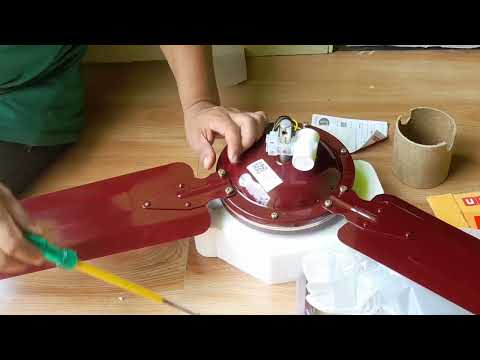 #How to usha swift ceiling fan fitting and connection #Mai dake usha ceiling fan ko fit kaa