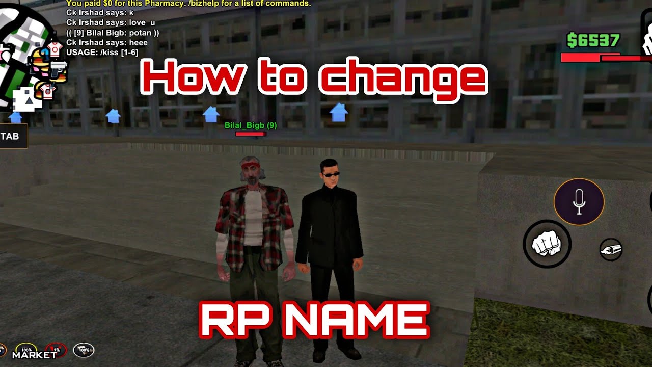 HOW TO CHANGE RP NAME | TUTORIAL | GTA SAN ANDREAS #ngrp - YouTube