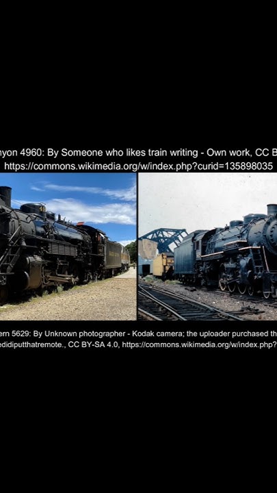Two ex-Soo line 4-8-2 tenders made it onto CB&Q 4960 and GTW 5629 - YouTube