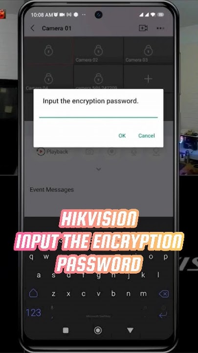 Hikvision Input The Encryption Password #hikvision #cctv #tutorial #shorts - YouTube