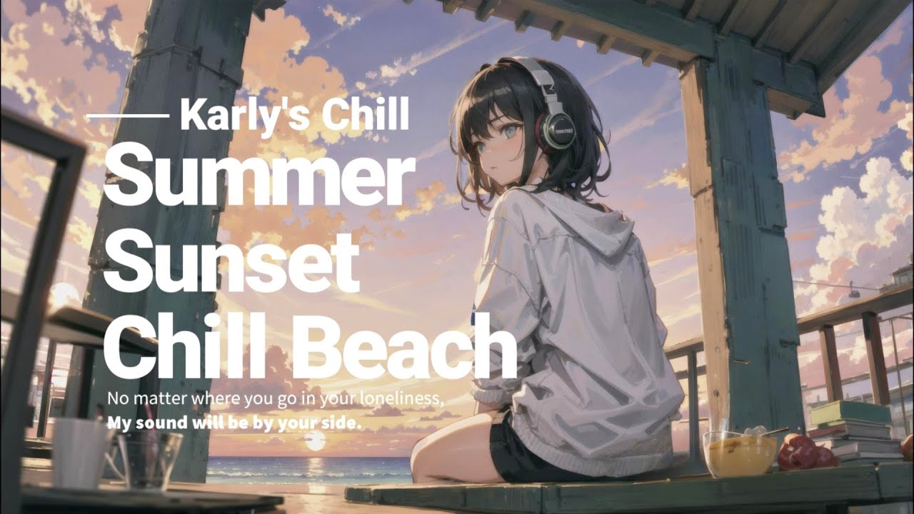 Summer Sunset Chill Playlist 1hour | Relax/Study/Work/Drive/Beach BGM ...