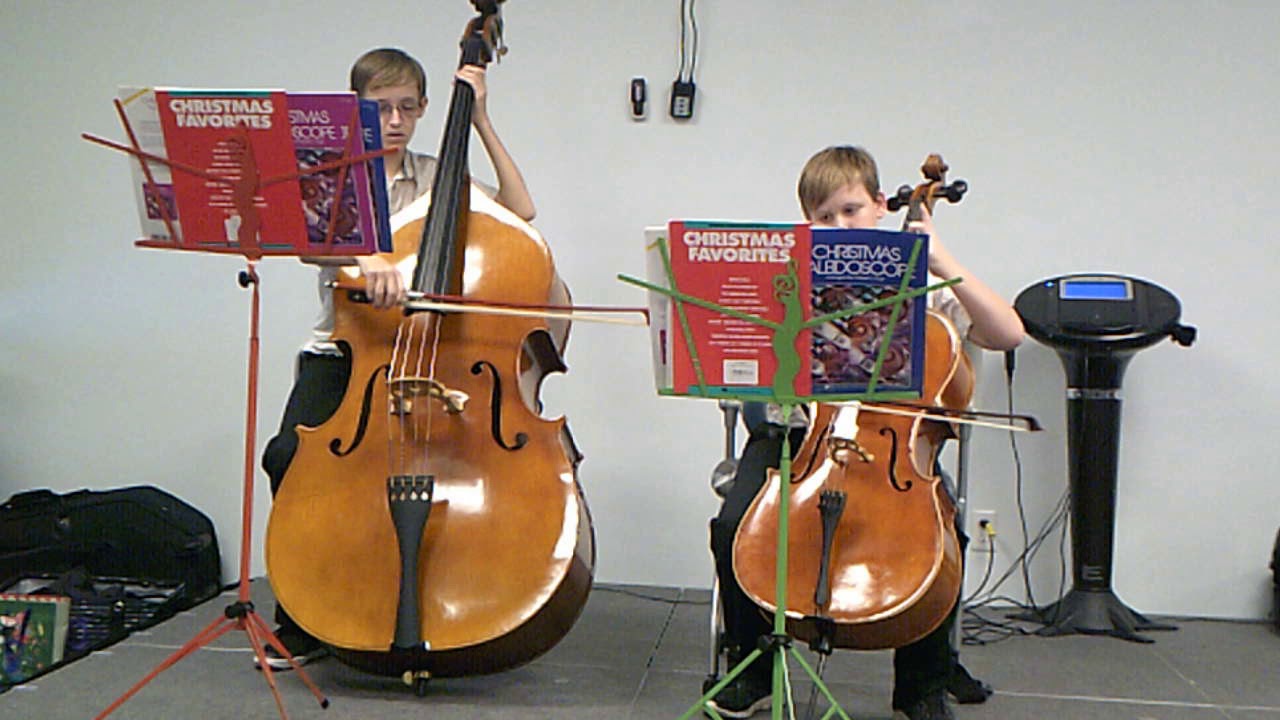Jolly Old Saint Nick Cello and Bass Jay Schwarb Family December 2019 ...