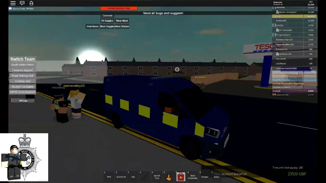 [Roblox Cardiff City] Uk Policing the British way Crazy Patrol! - YouTube