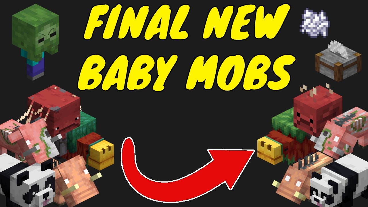 FINAL NEW Baby Mobs | Minecraft 26.1 snapshot 9 - YouTube