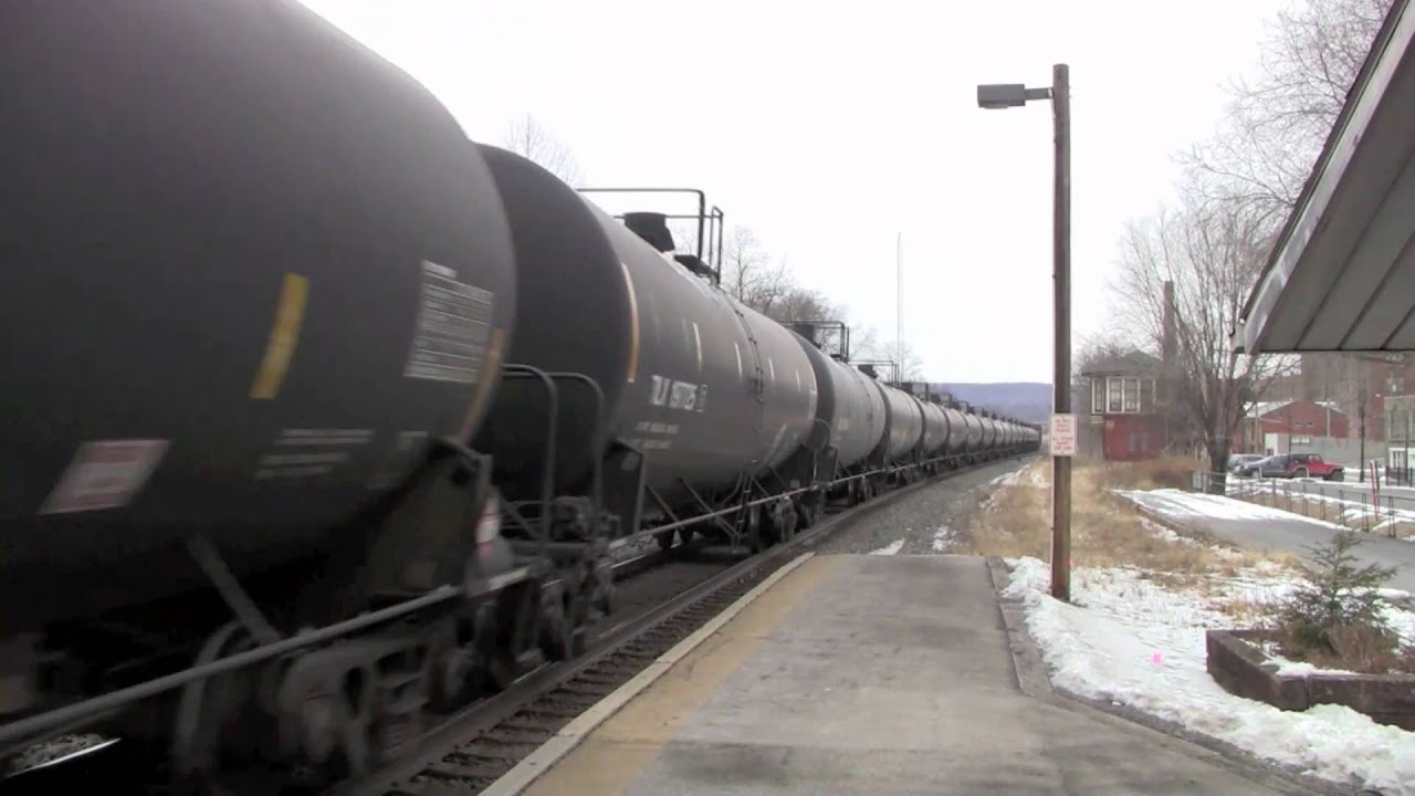 NS Pittsburgh Line - Huntingdon, Pa 68Q Ethanol Unit Train 1-17-2011 ...