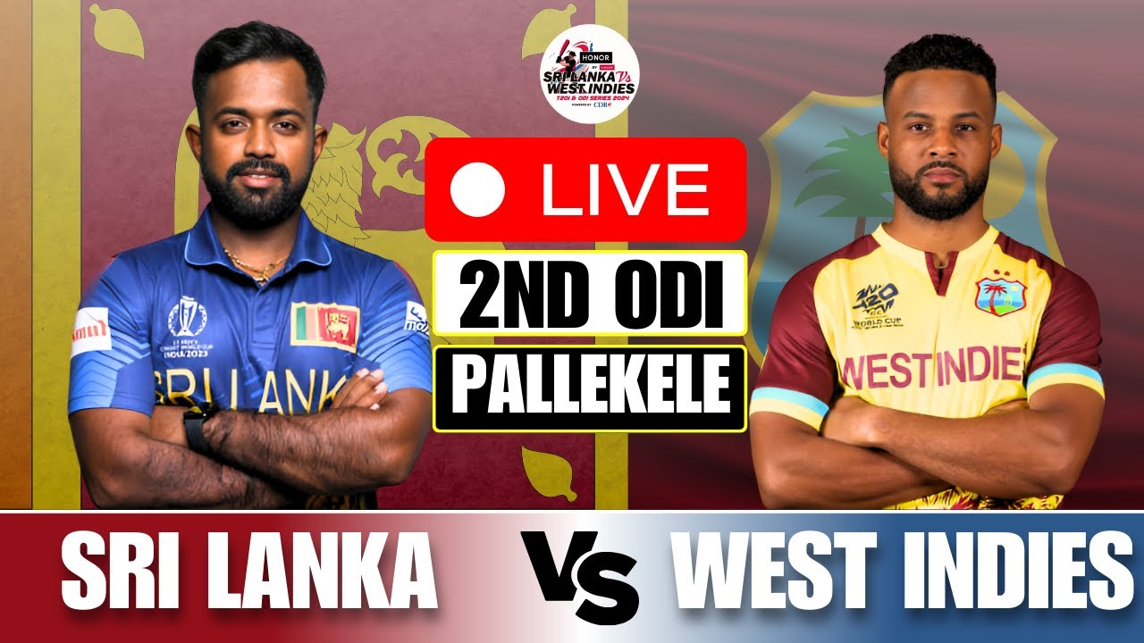 Sri Lanka vs West Indies 2nd ODI Live | Live Cricket Scores ...