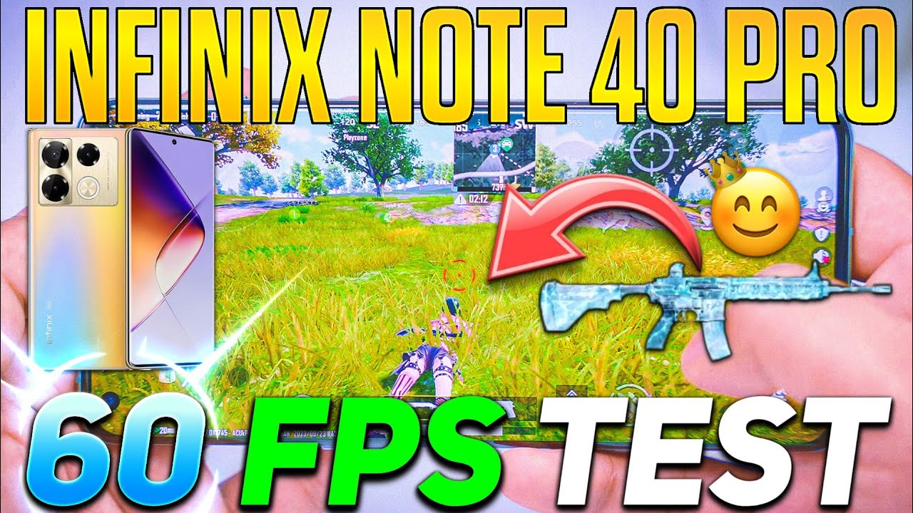 INFINIX NOTE 40 PRO 5G BGMI 60 FPS TEST | INFINIX NOTE 40 PRO PUBG 60 ...