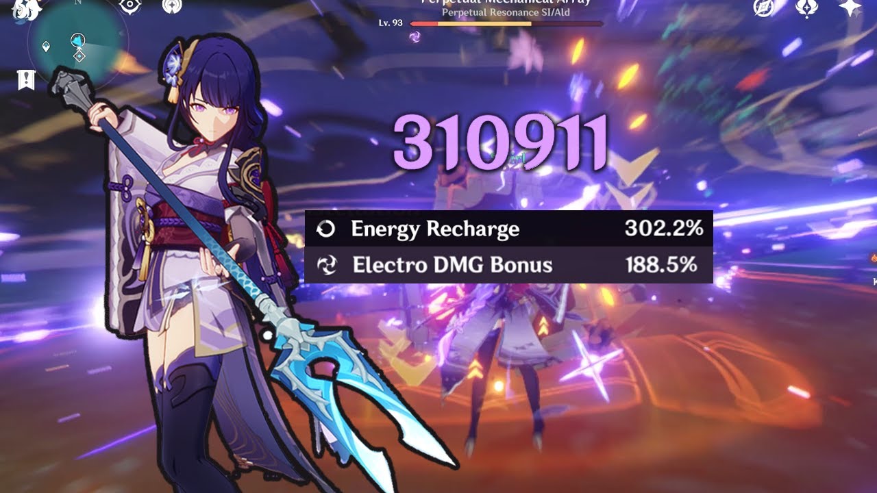 Raiden shogun C0 F2P Build - Genshin impact - YouTube