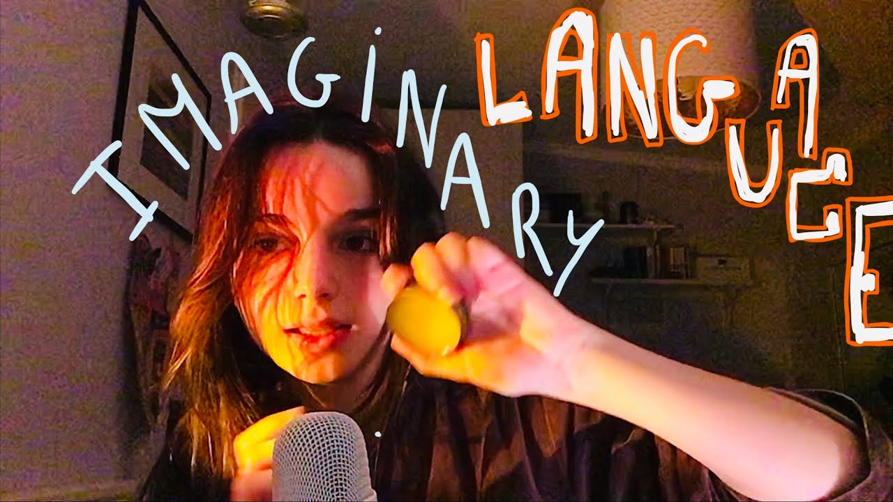 Soft talking in imaginary language ~ ASMR~ 🗣️👂Low quality 🌸 - YouTube
