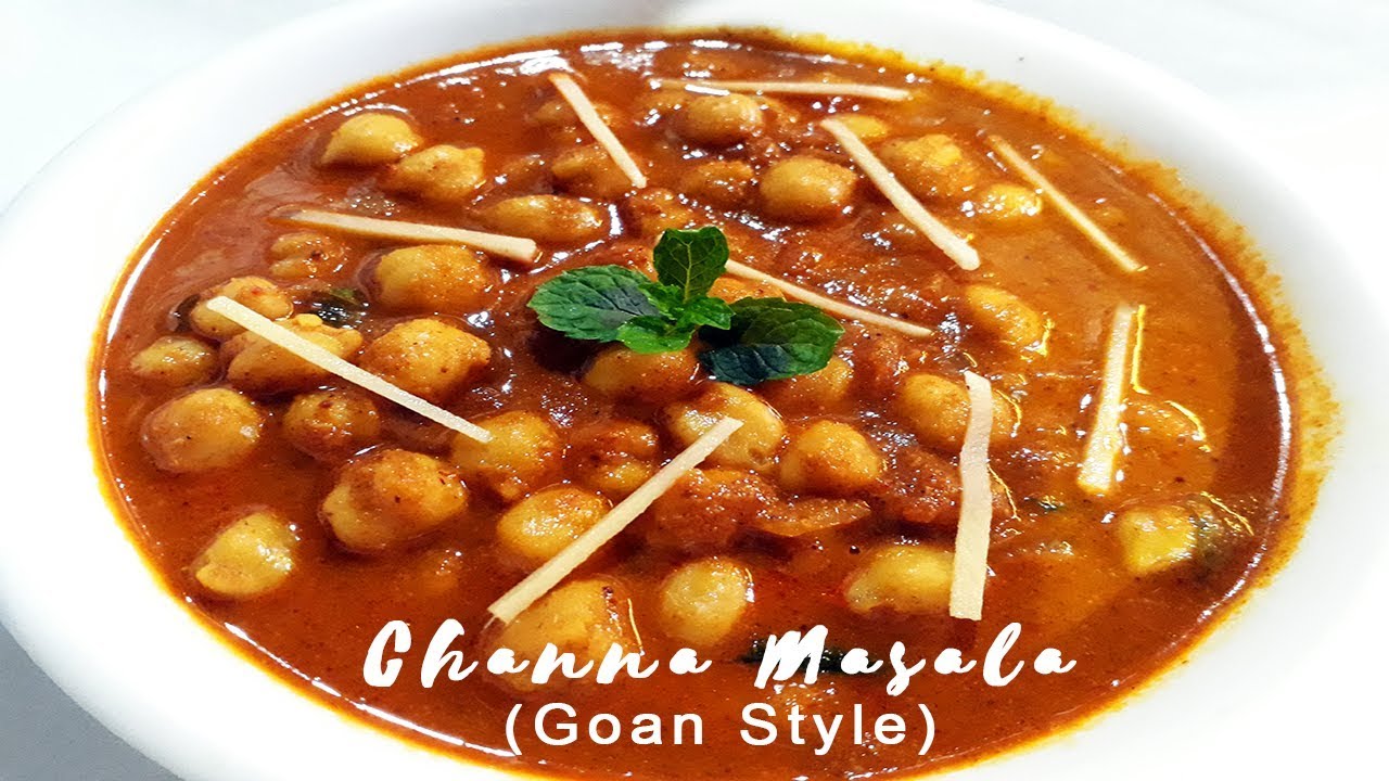 Channa Masala (Goan Style) | How to make channa Masala | Goan Recipes ...