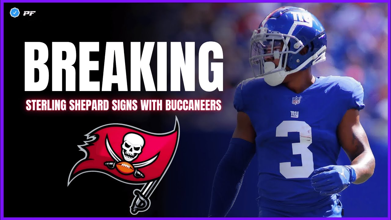 Buccaneers signing Sterling Shepard to one year deal! - YouTube