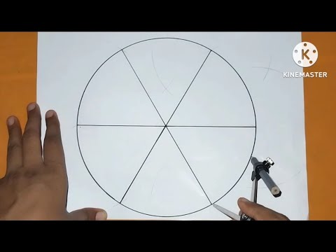 How To Divide A Circle Into 24 Equal Parts🔴🔴 - YouTube