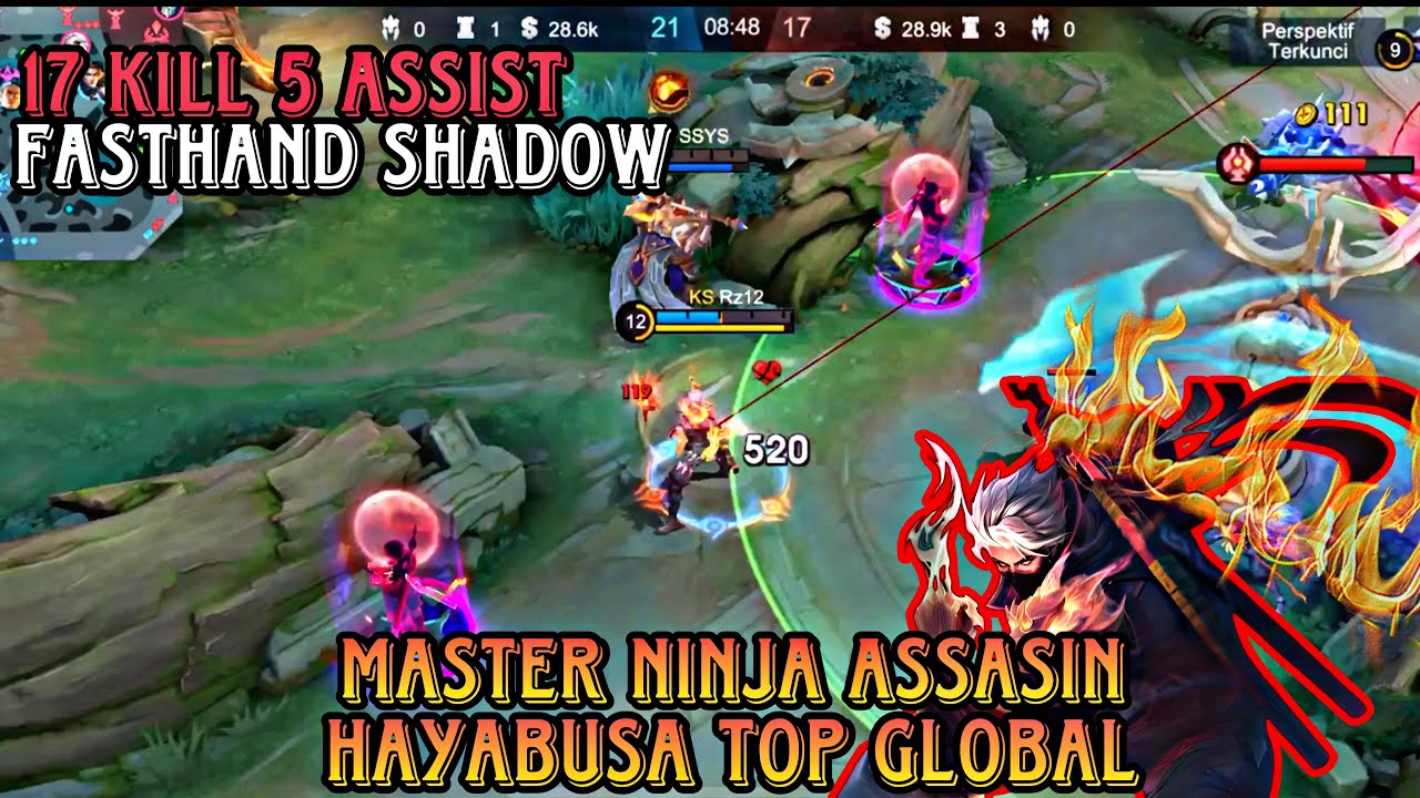 17 kill 5 assist !! fasthand shadow master ninja assasin hayabusa ...