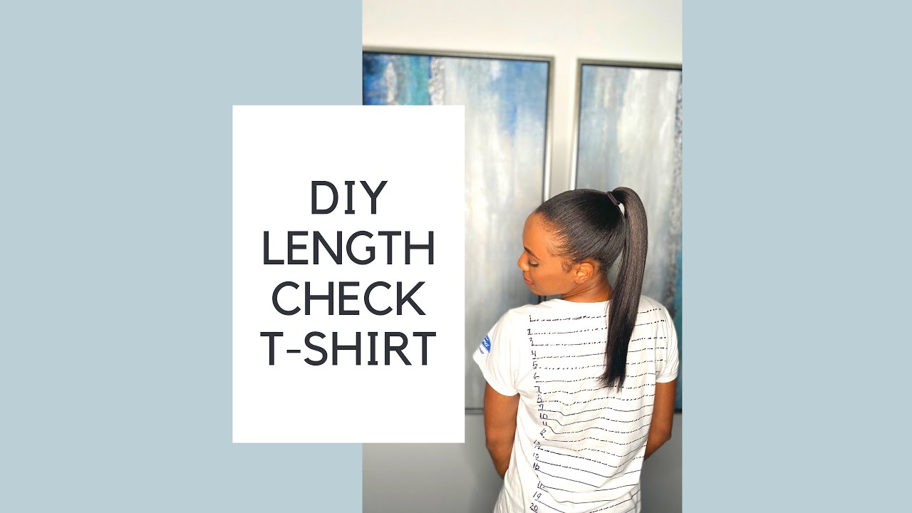 DIY Length Check T-Shirt I KSTIKESDESIGNS - YouTube