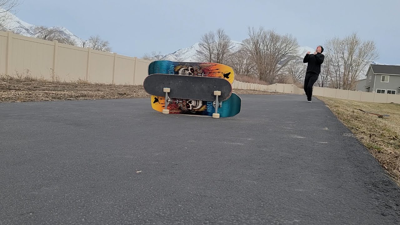 First time getting an ollie over 3 decks ever - YouTube