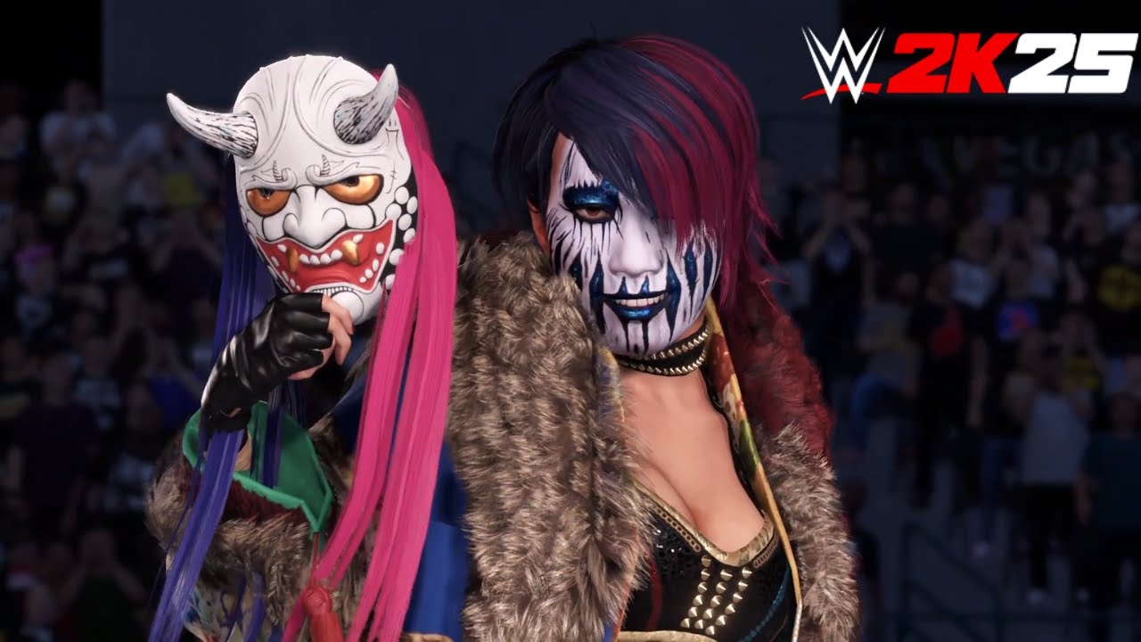 WWE 2K25 - Asuka (Entrance, Signature, Finisher, Victory) [3rd Person ...