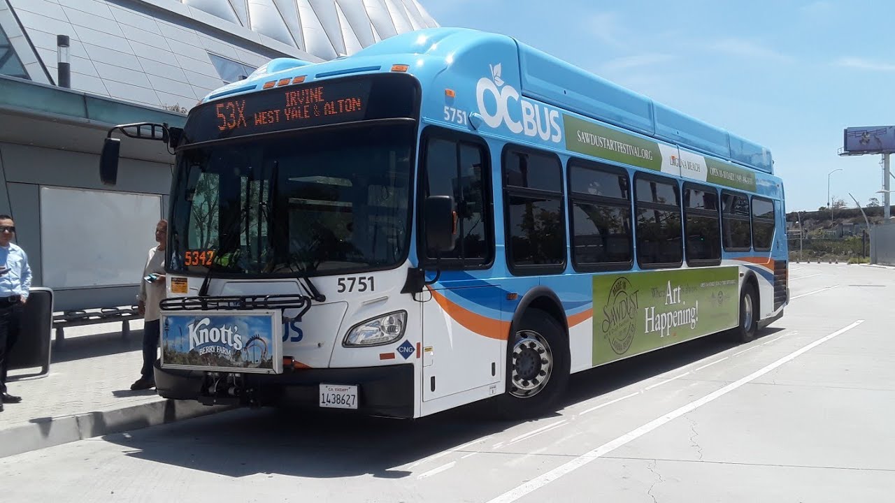 OCBus 2016 New Flyer XN40 #5751 - YouTube