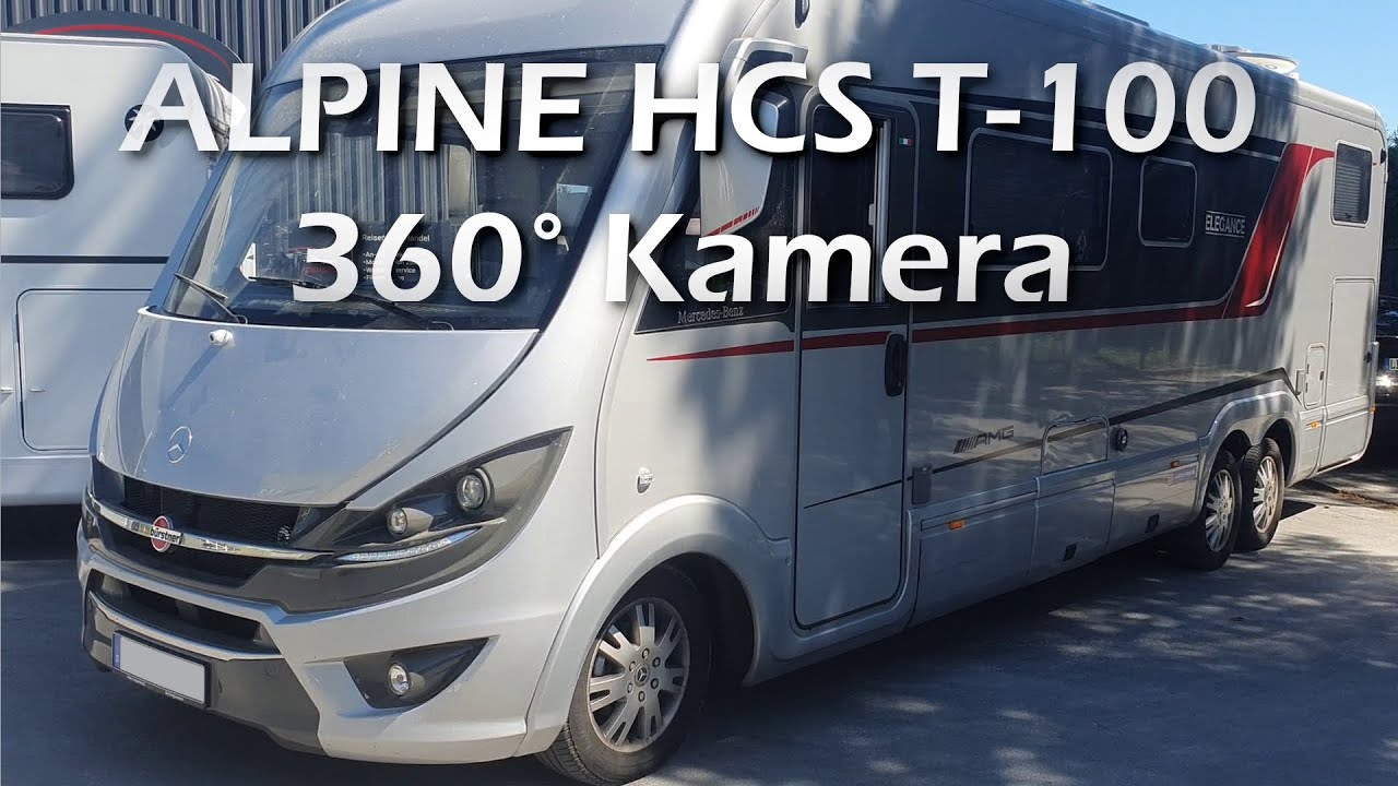 Alpine 360° Kamera HCS-T100 im Wohnmobil - YouTube
