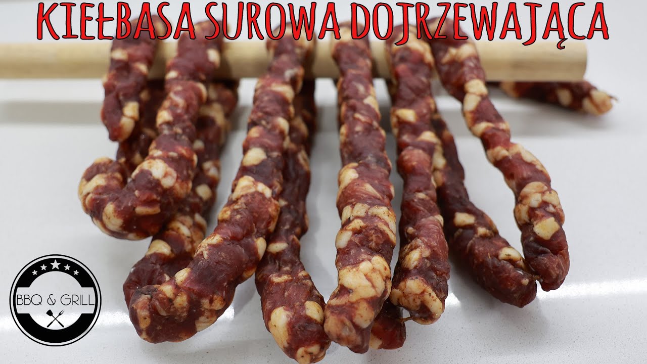 Kiełbasa Palcówka kresowa, suszona, dojrzewająca - bez wędzenia - YouTube