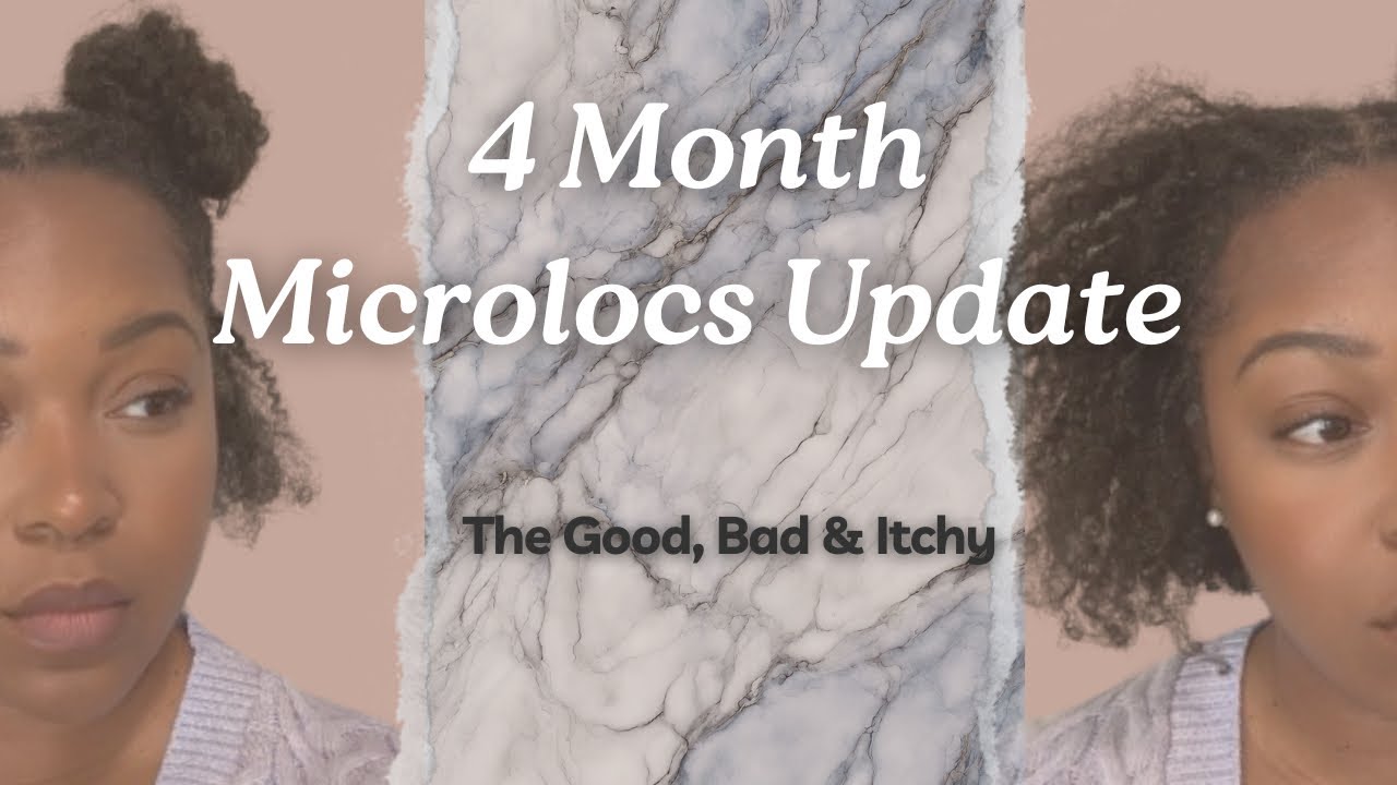 4 Month Microlocs Update | Fine Low-density hair - YouTube