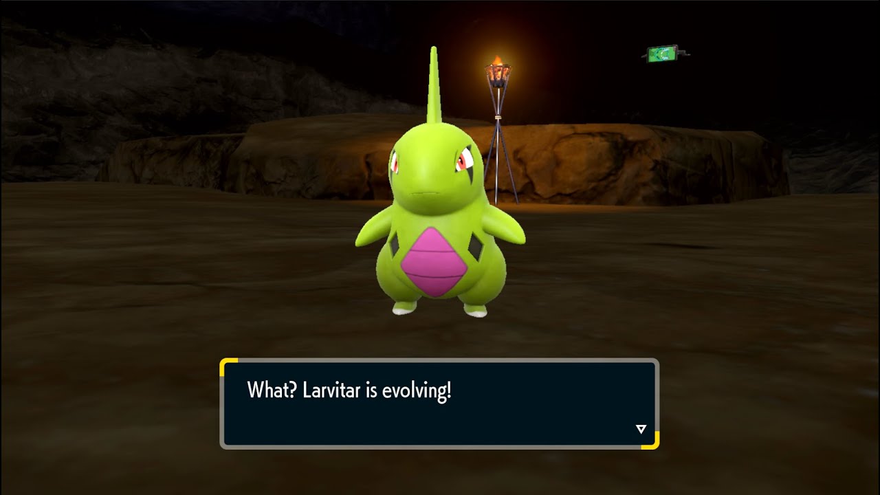 Shiny Larvitar Evolution Line -Pokémon Scarlet - YouTube