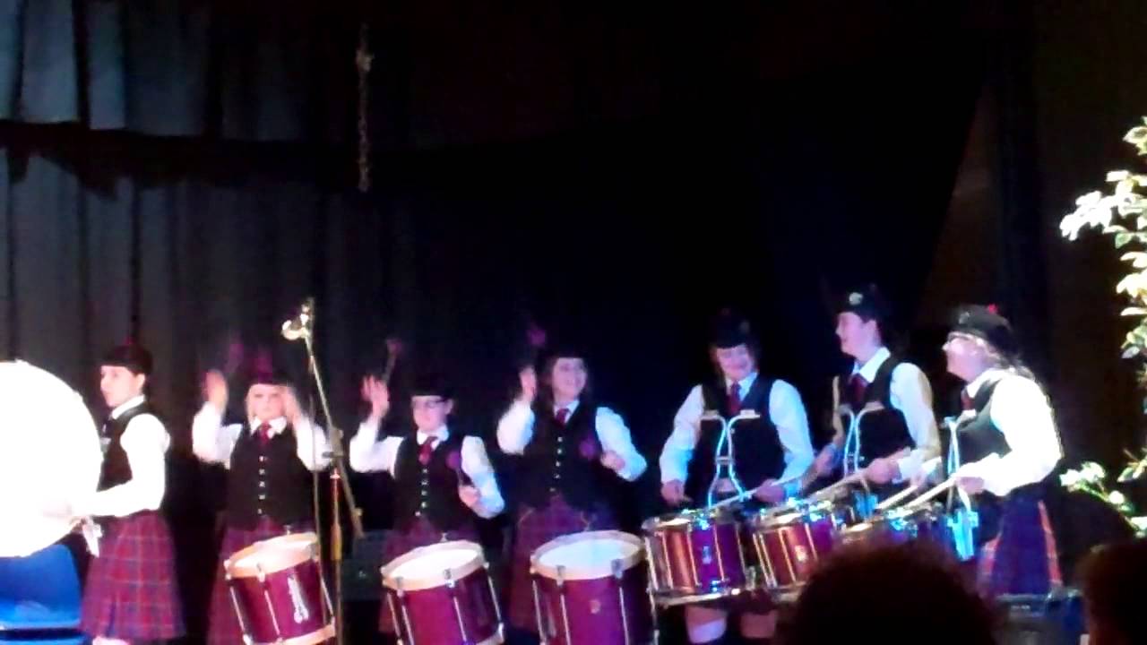 Preston Lodge High School Pipe Band 28/11/13 - YouTube