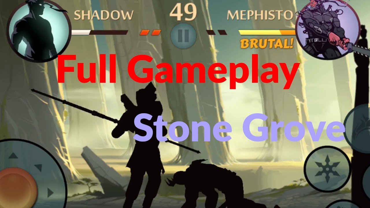 STONE GROVE | CHALLENGES | FULL GAMEPLAY | Shadow Fight 2 Special ...