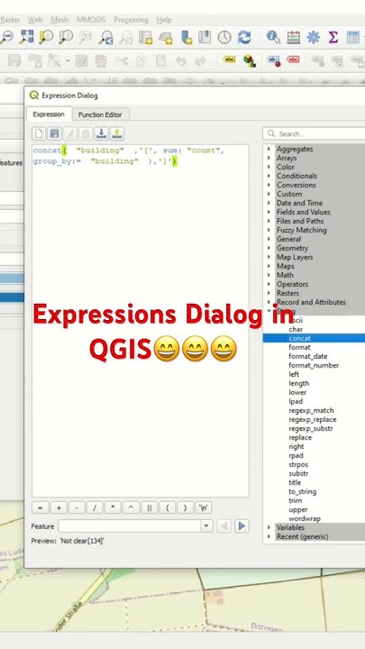What is the Programming language in Expression Dialog in QGIS?? #qgis #opensource #python - YouTube