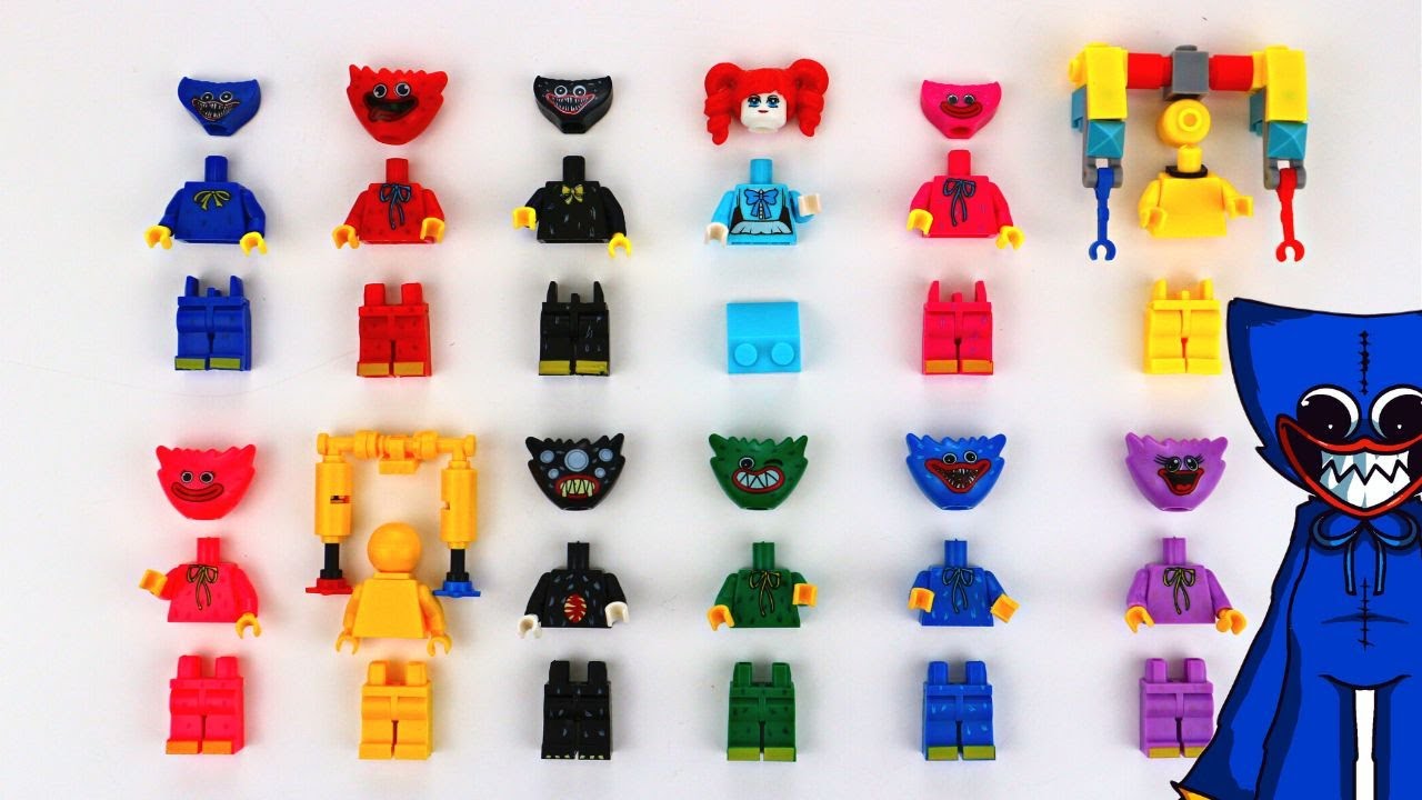 Collection of Lego Minifigures Poppy Playtime! - YouTube