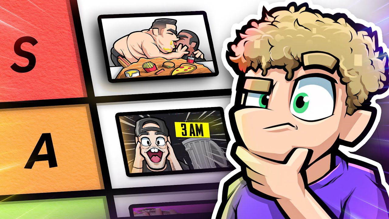 Ranking Bad YouTubers on a Tier List - YouTube