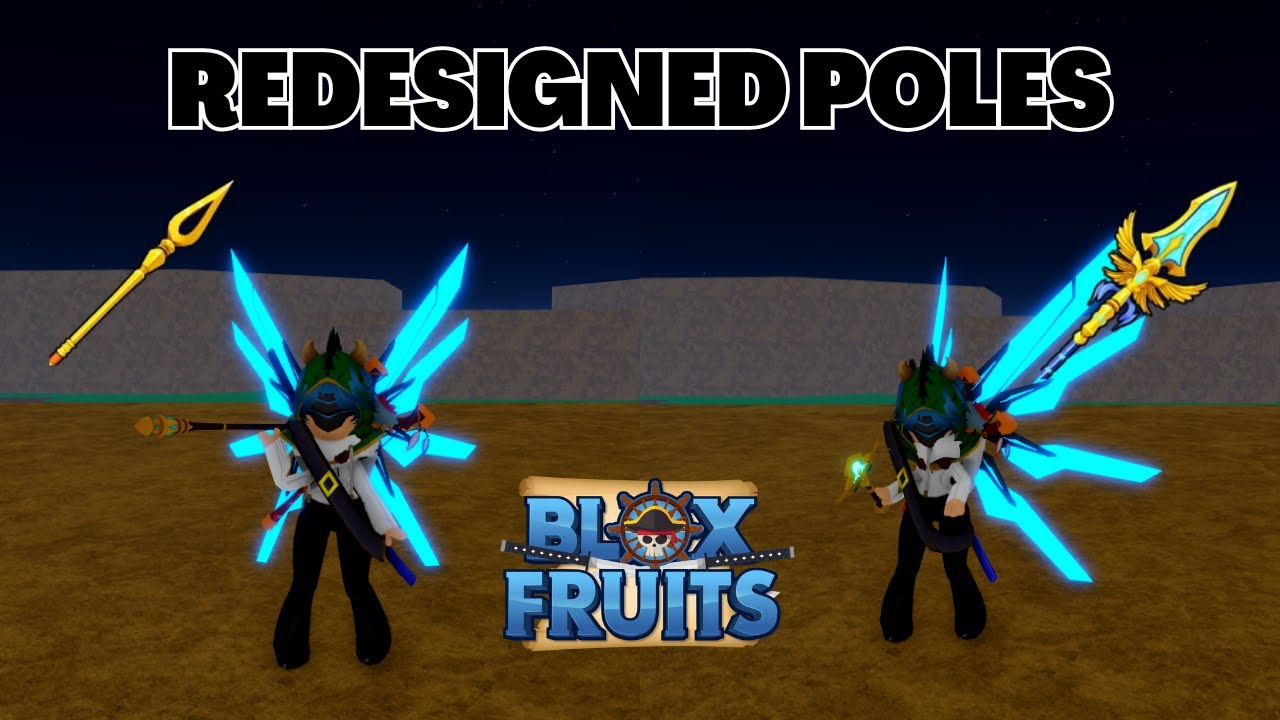 Blox Fruits Redesigned Sword Showcase: Pole V1 (1st Form)/Pole V2 (2nd ...