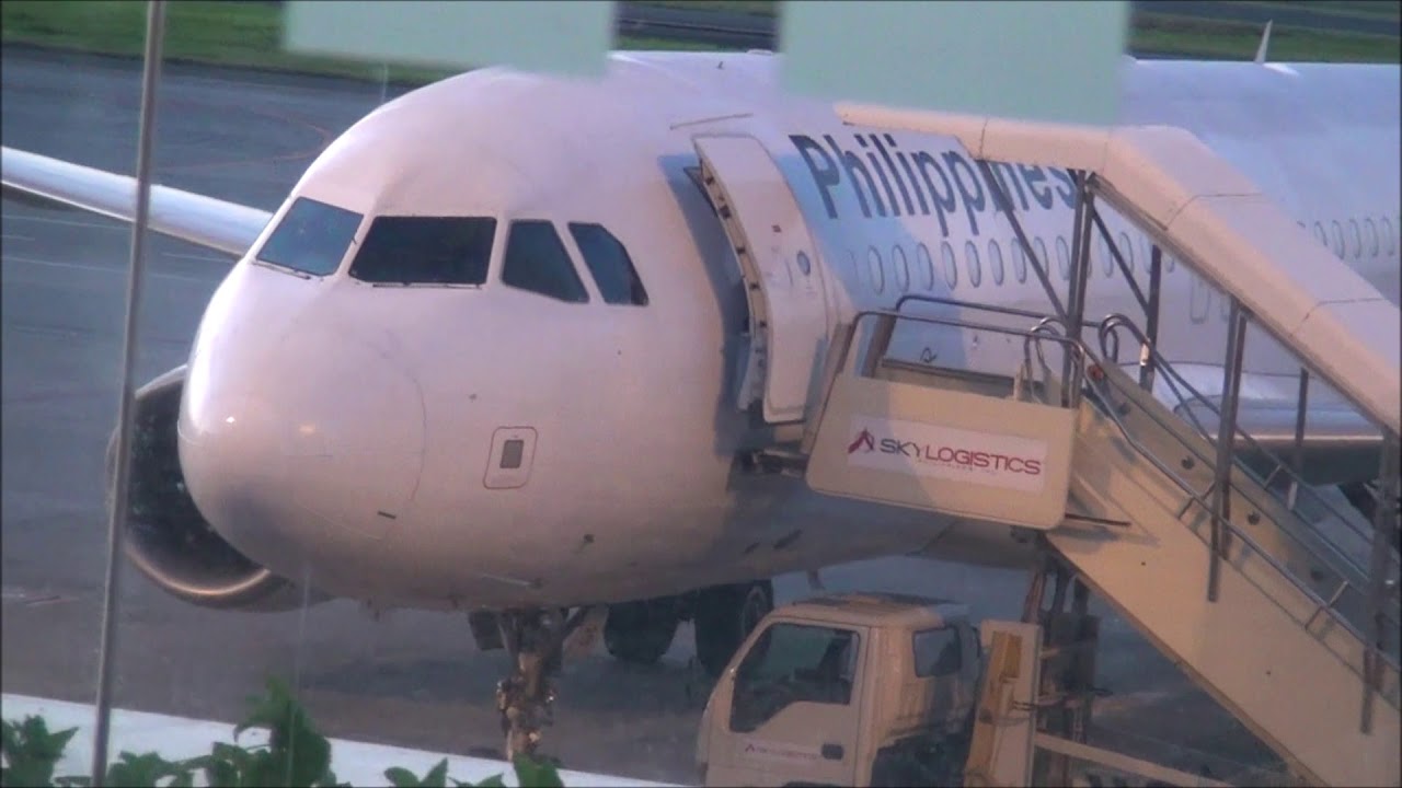 Philippine Airlines Airbus 320 : NAIA TERMINAL 2 - YouTube