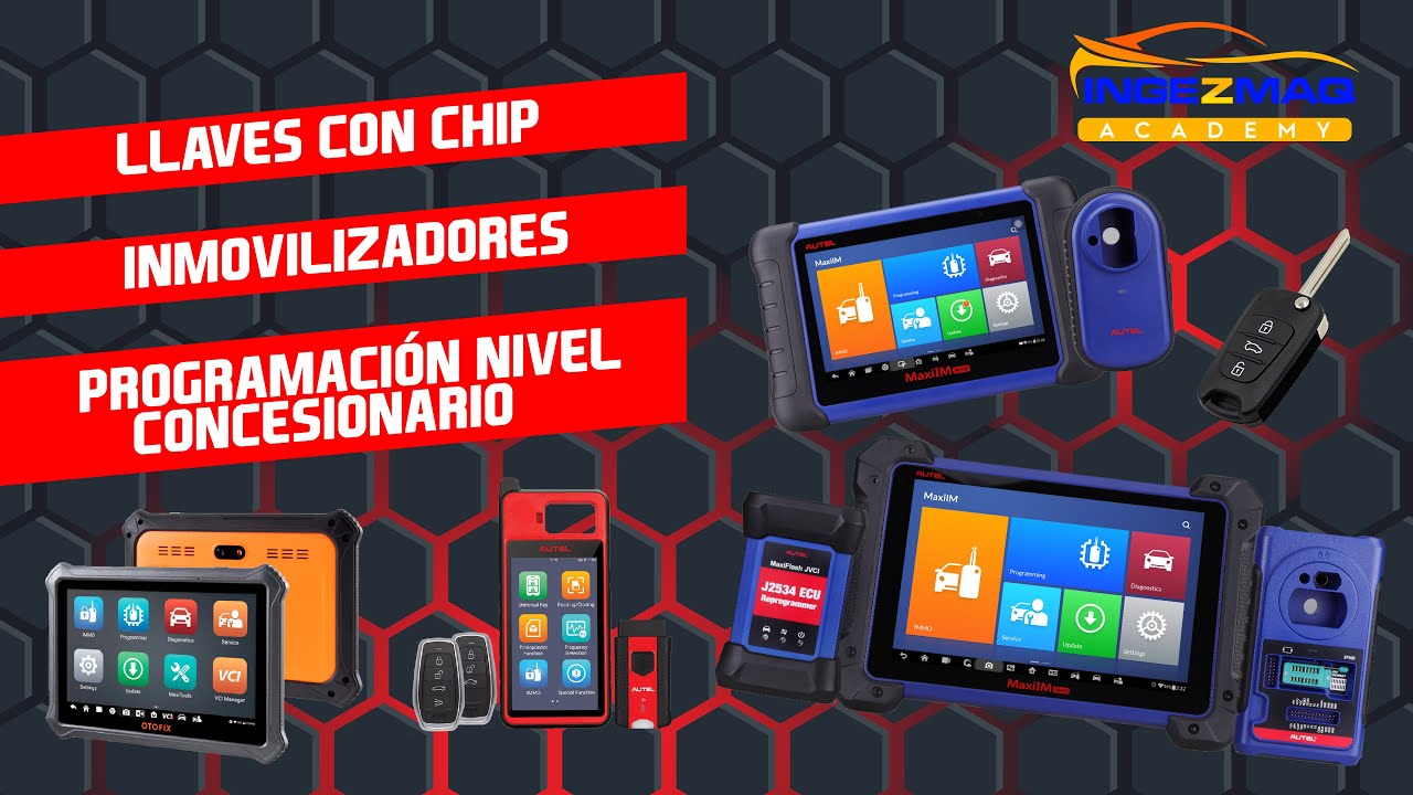AUTEL IM608, Llaves con Chip, Inmovilizadores, Programación OEM. - YouTube