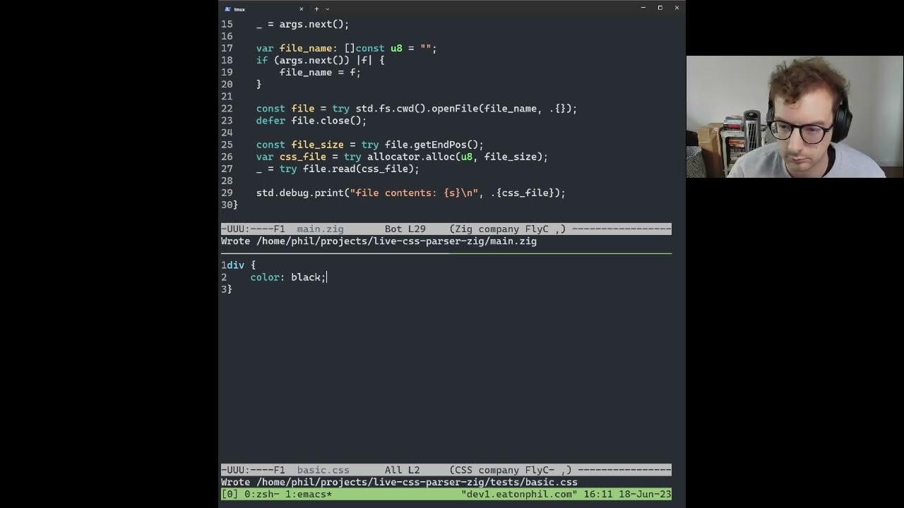 Basics of metaprogramming in Zig by writing a very incomplete CSS parser - YouTube