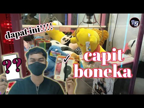 Capit boneka dapatnya ginian!!! - claw Machine - Capitan boneka - tki ...